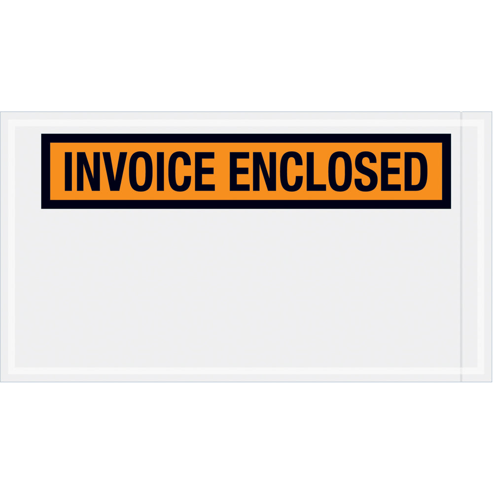 4-1/2 x 6 Invoice Enclosed Envelopes (Panel Face Script) - ORANGE ...