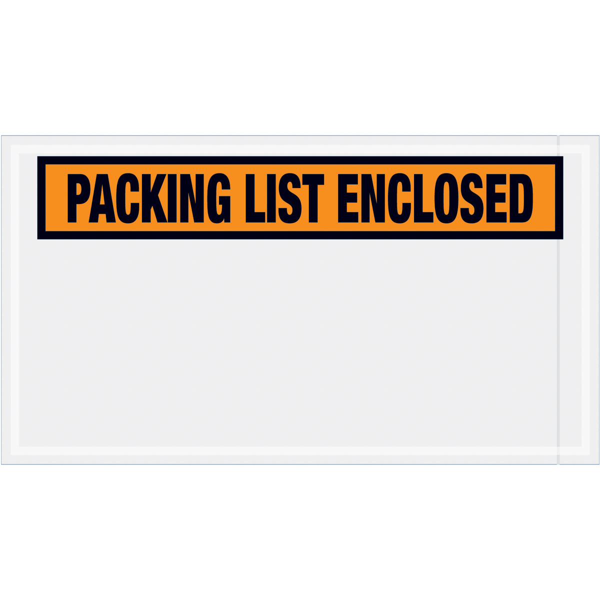 5-1/2 x 10 Packing List Enclosed Envelopes (Panel Face) - ORANGE