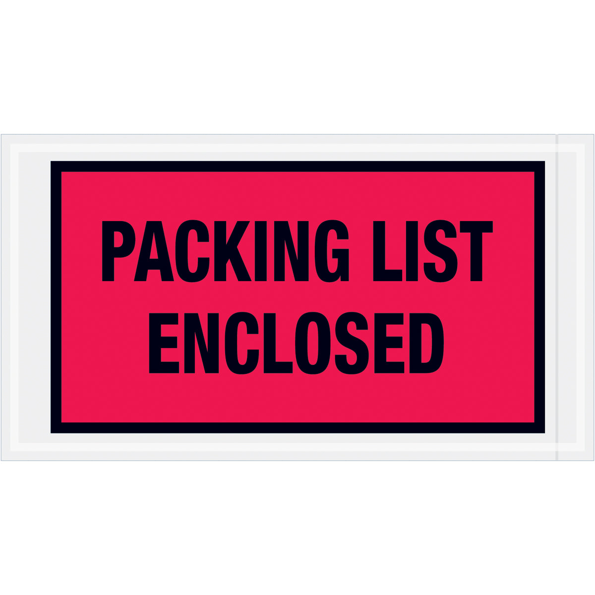 5-1/2 x 10 Packing List Envelopes (Full Face) - RED