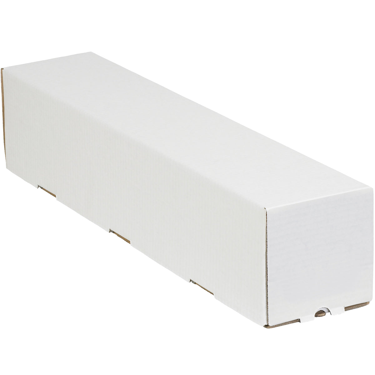 5 x 5 x 25 Square White Corrugated Mailing Tube