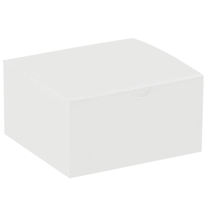 10 x 5 x 4 White (Flat Finish) Gift Box - PackagingSupplies.com