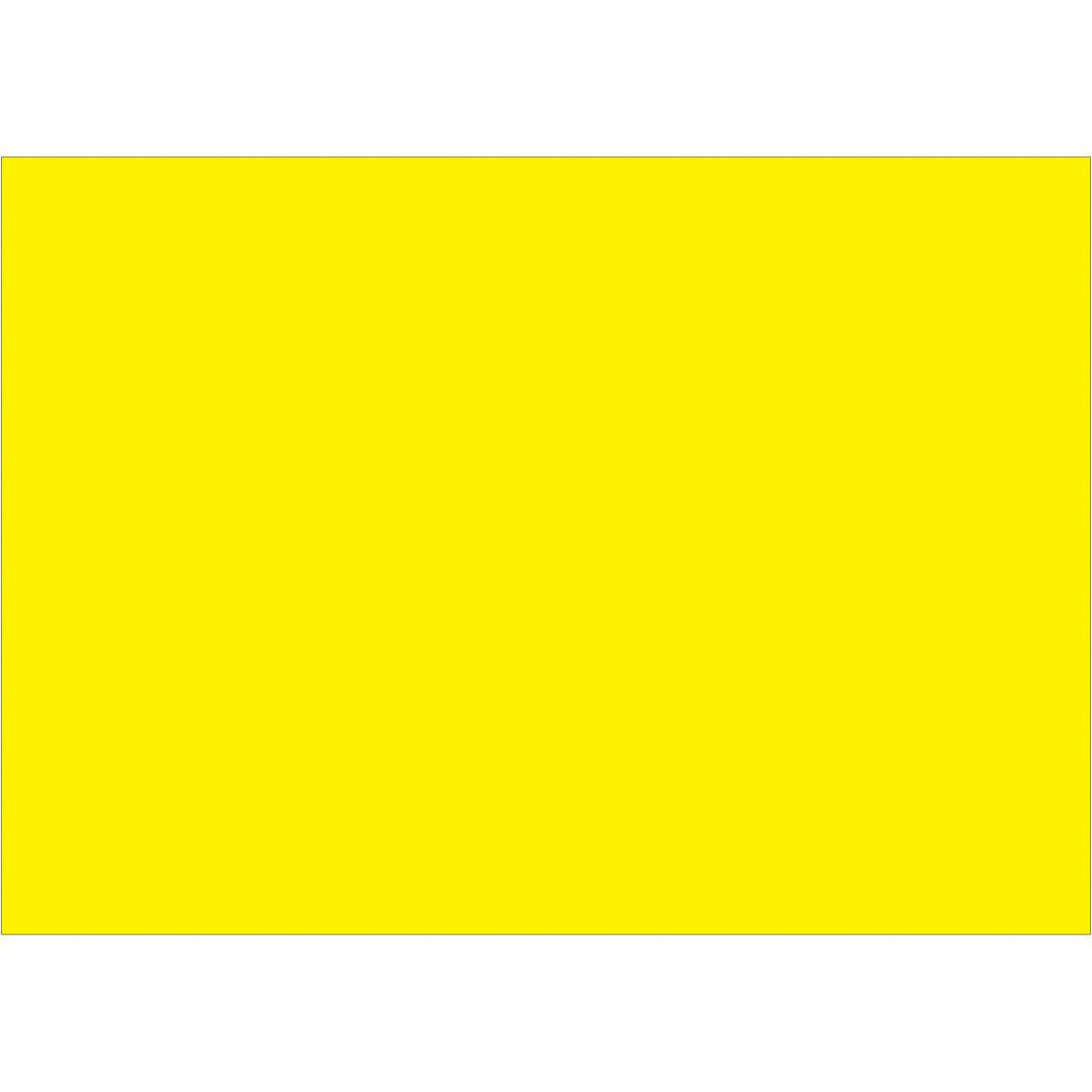 5 x 7" Fluorescent Yellow Inventory Rectangle Labels 500/Roll