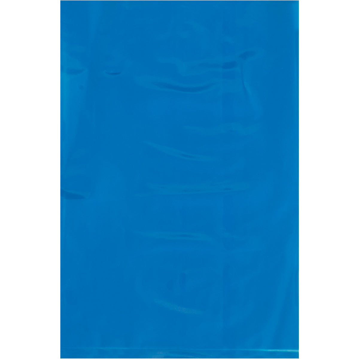 6 x 9" 2 Mil Blue Flat Poly Bags