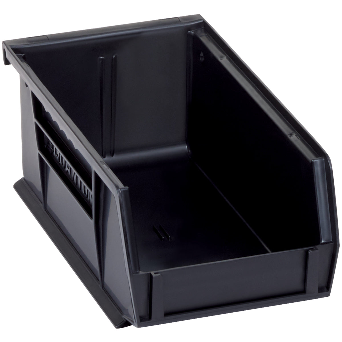 7 3/8 x 4 1/8 x 3 Black Conductive Bin Boxes