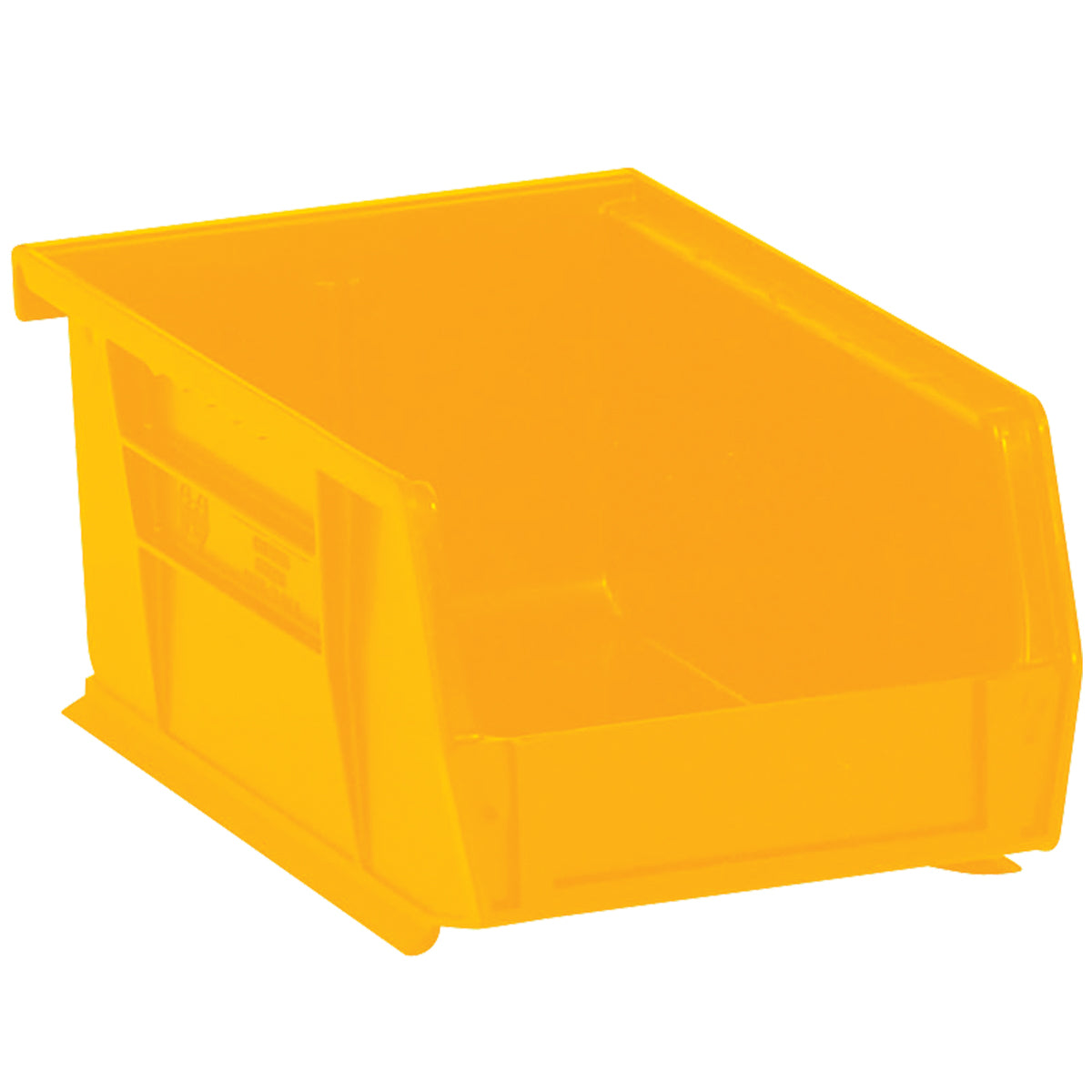 7 3/8 x 4 1/8 x 3 Yellow Plastic Bin Boxes