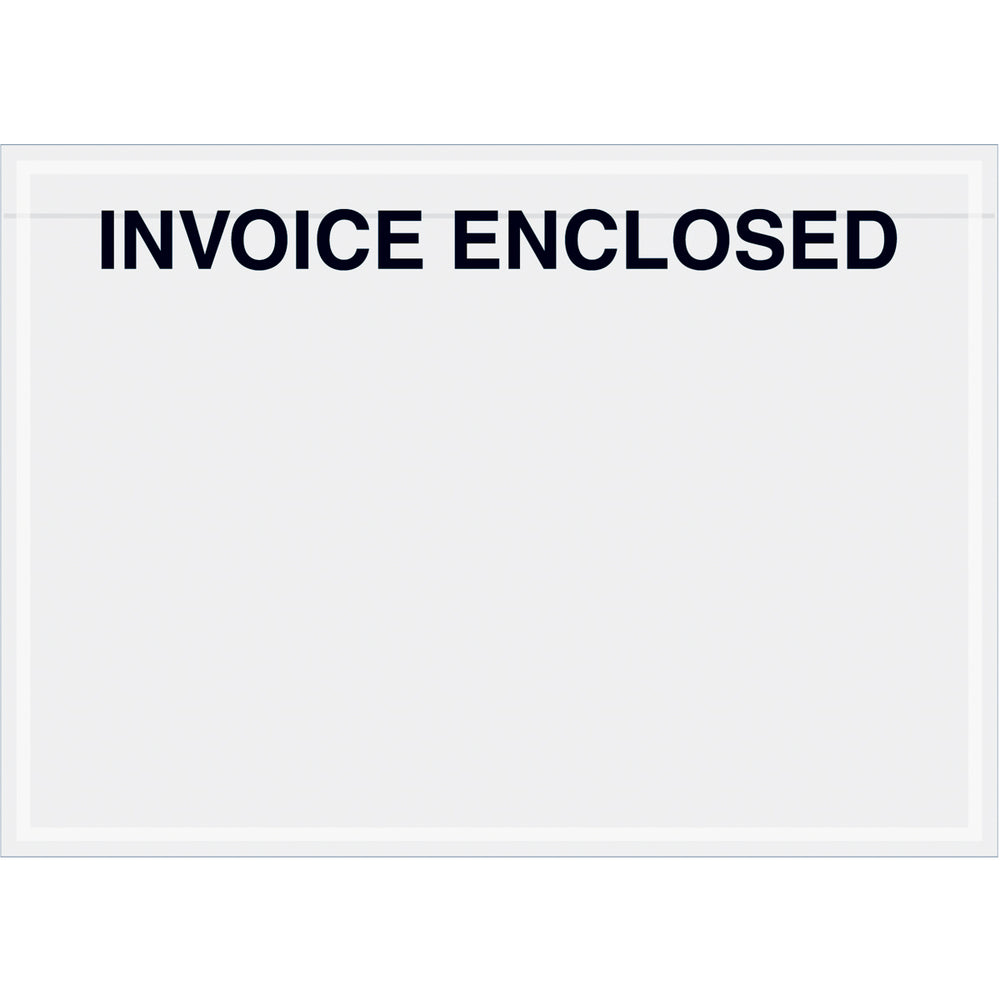 4-1/2 x 6 Invoice Enclosed Envelopes (Panel Face Script) - ORANGE ...