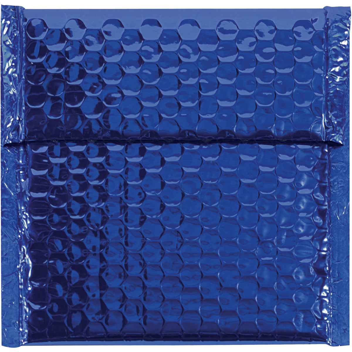 6 x 6 1/4 Blue Metallic Bubble Mailers