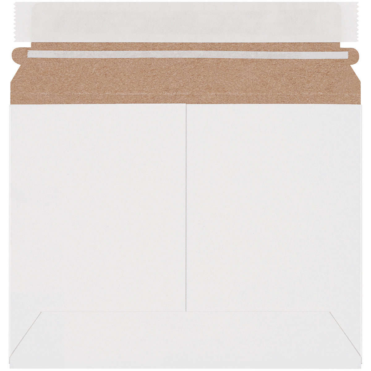 8 x 6 White Utility Grade Flat Mailers
