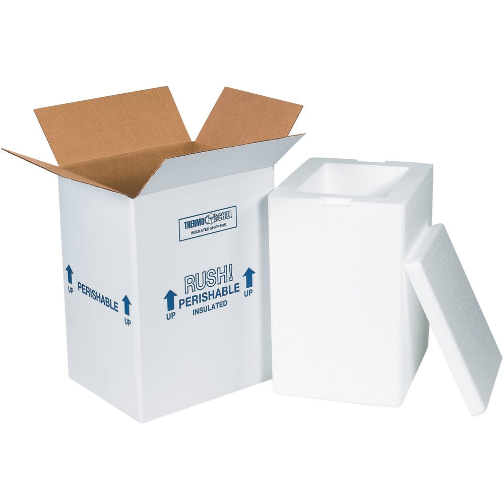 9 1/2 x 9 1/2 x 7 Insulated Shipping Kit - PackagingSupplies.com