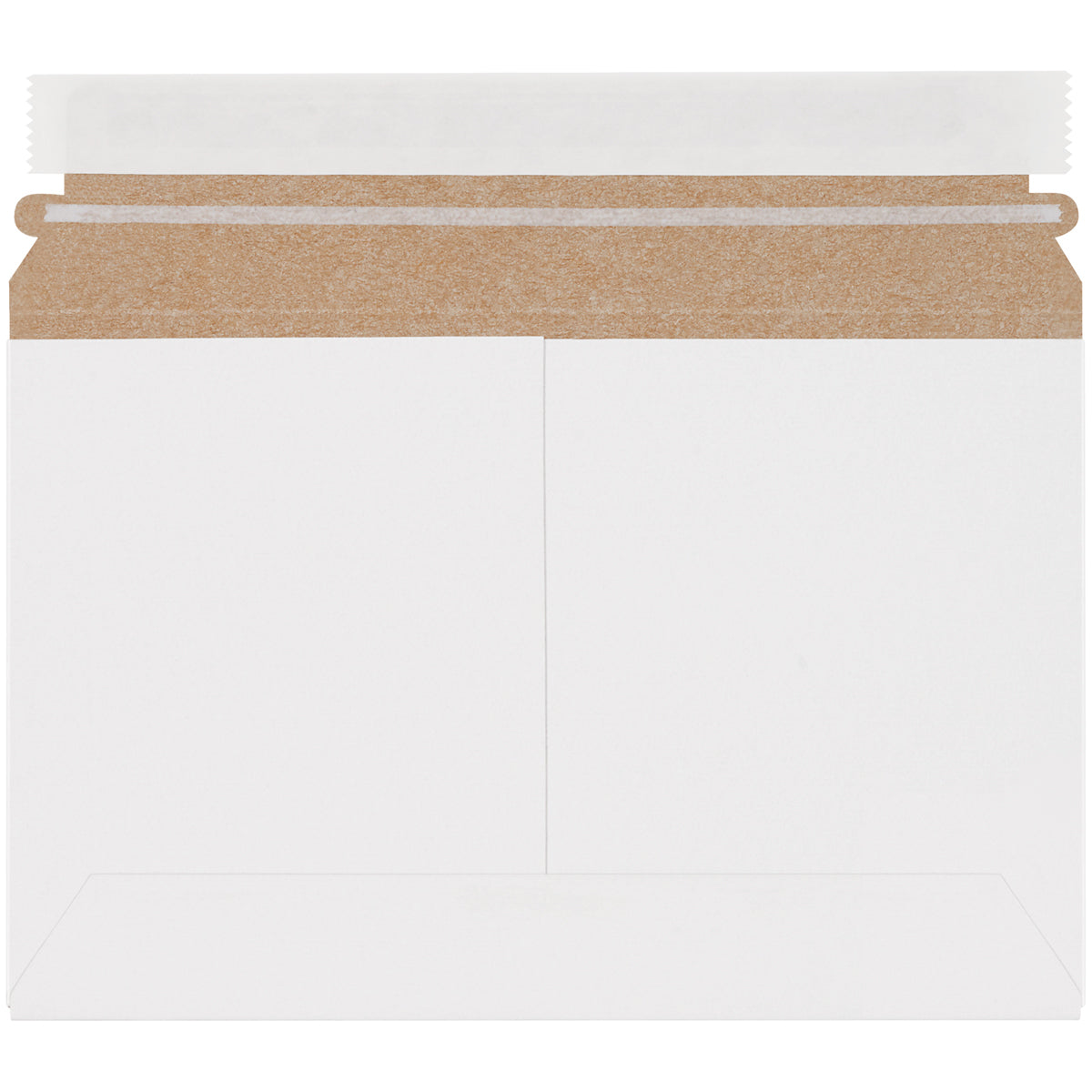 9 1/2 x 6 White Utility Grade Flat Mailers