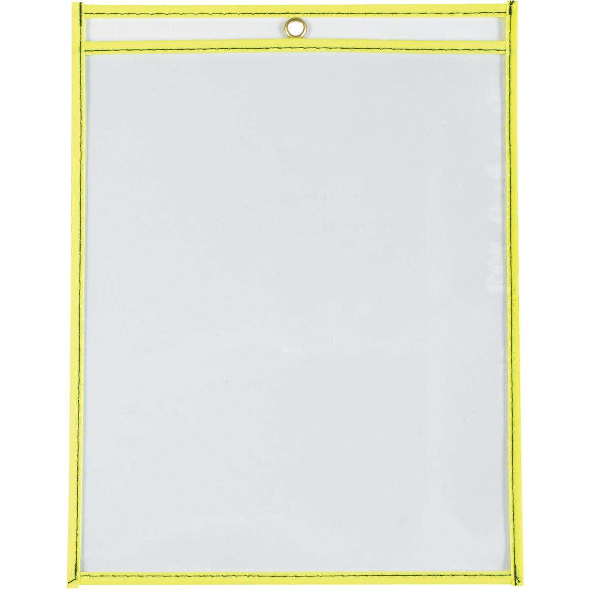 9 x 12 Neon Yellow Job Ticket Holders