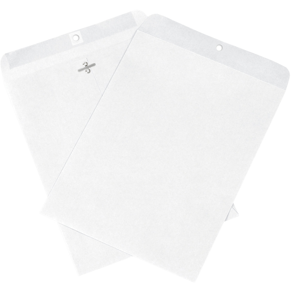 9 x 12 White Clasp Envelopes
