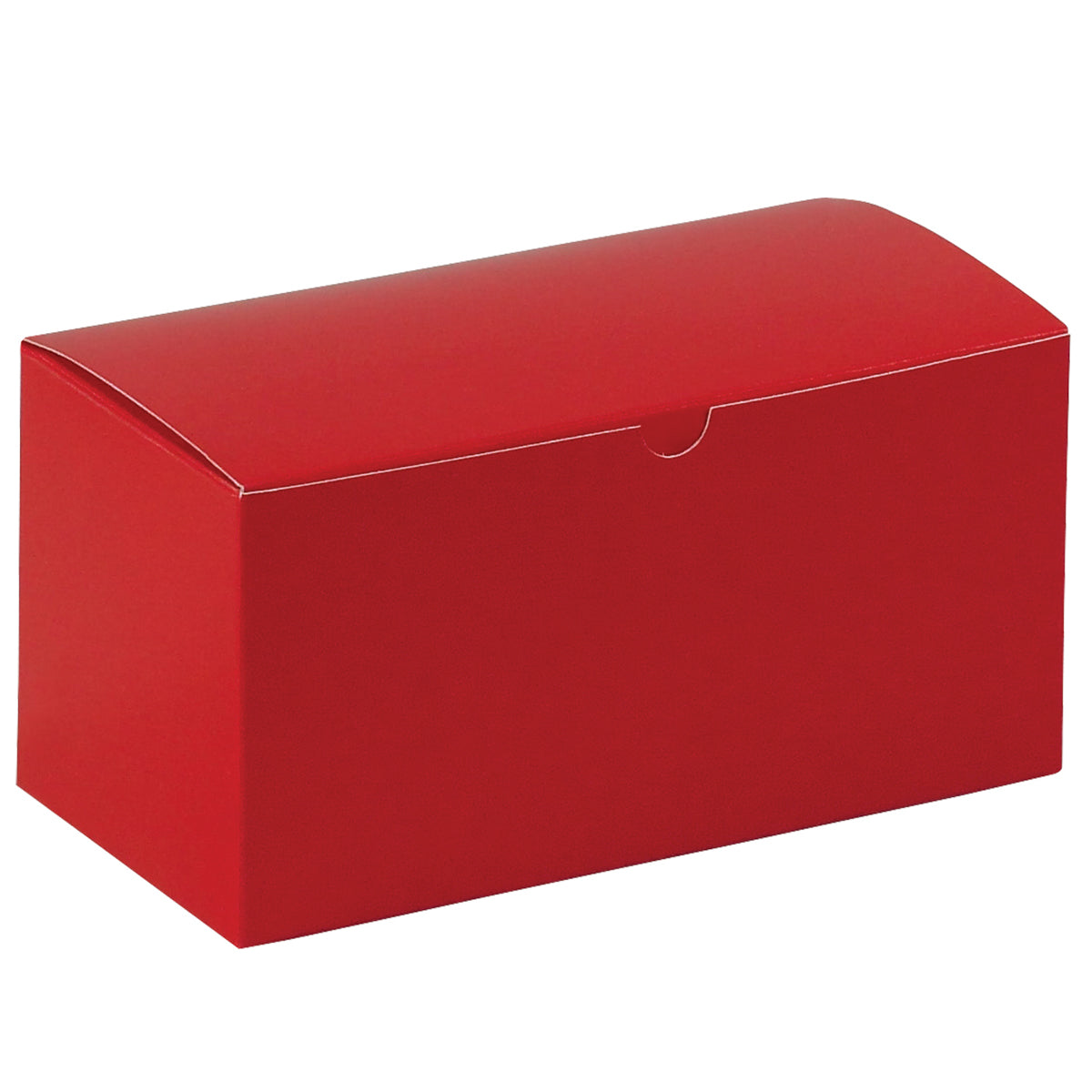 9 x 4 1/2 x 4 1/2 Red Gloss Gift Box