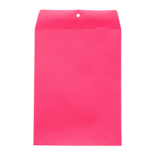 Neon Fucshia 9"x12" Non-Clasp Envelopes