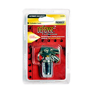 Defense2 Cylinder Lock - Long 19mm - Includes 1 Free Overlock Key/Box,