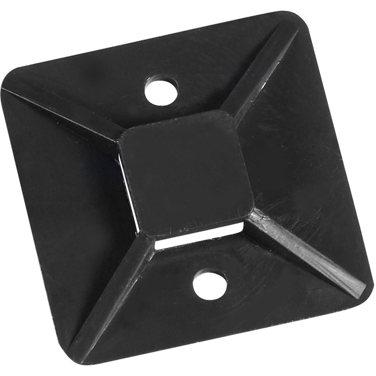1 x 1 Black Cable Tie Mounts