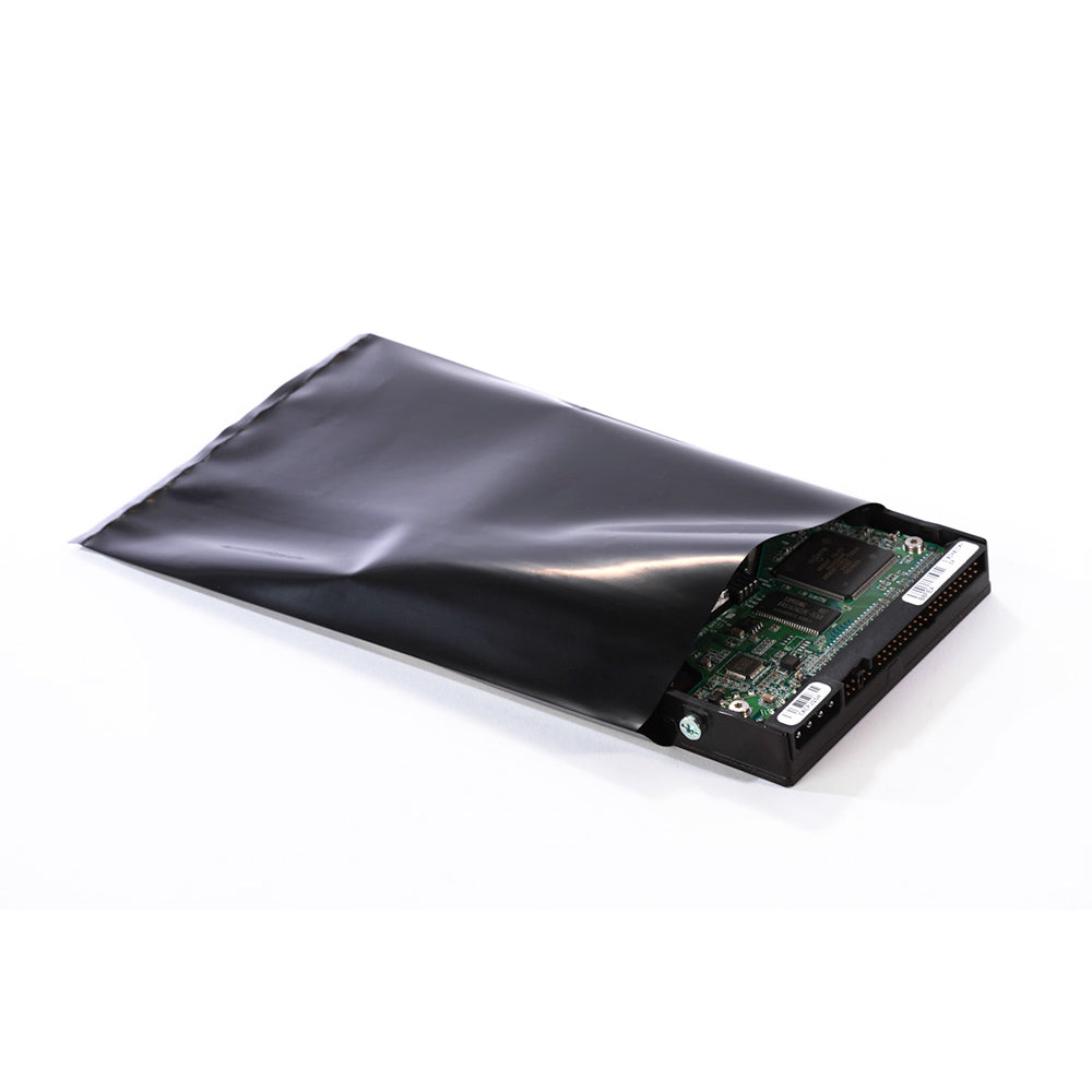 16 x 20" 4 Mil Black Conductive Poly Bags