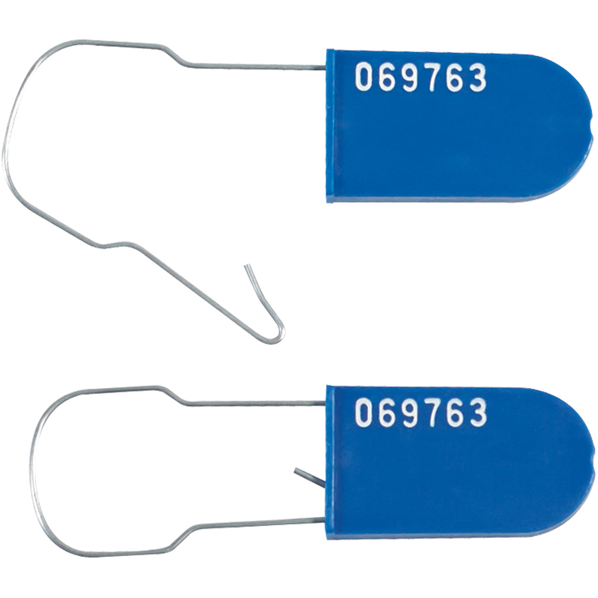 Blue Plastic Padlock Seals
