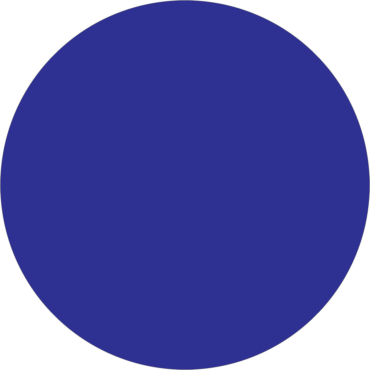 1/2" Dark Blue Inventory Circle Labels 500/Roll