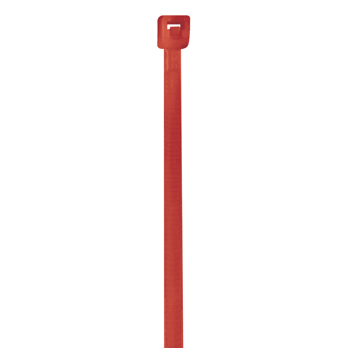 8" (40 lb Tensile) Fluorescent Red Cable Ties