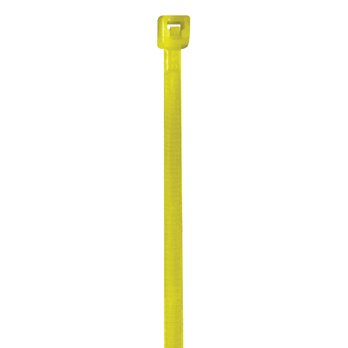 18" (50 lb Tensile) Fluorescent Yellow Cable Ties