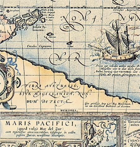 24" x 833 Feet World Map Full Ream Gift Wrap