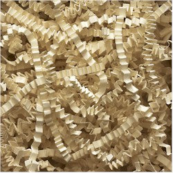 Crinkle Cut Shredded Paper - Ivory - 10 lbs./case