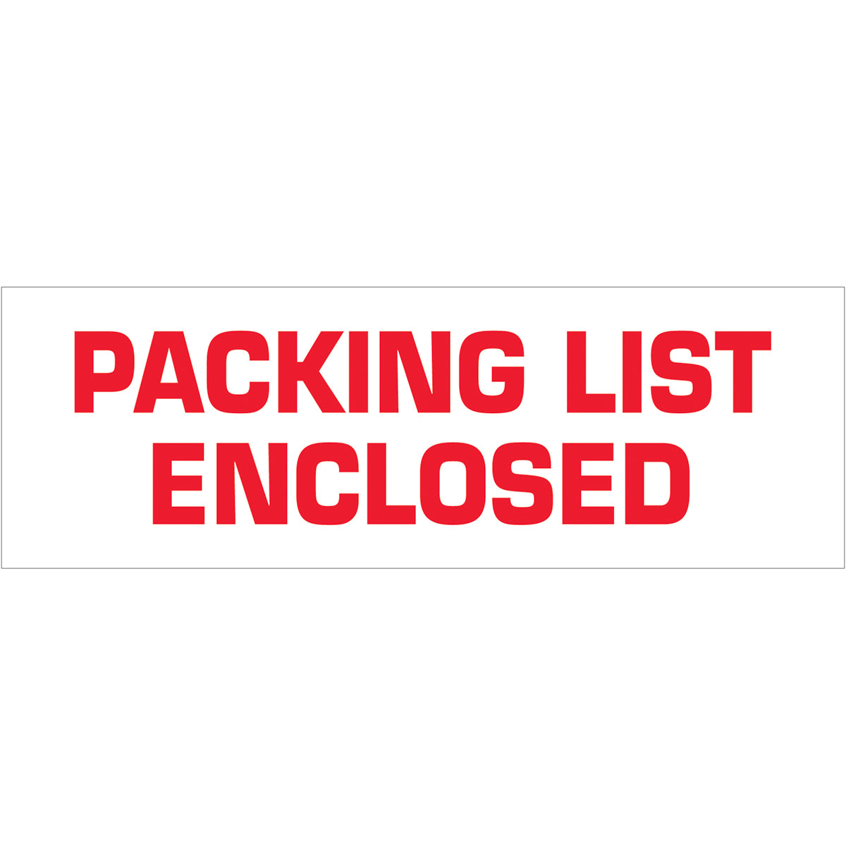 2 " x 110 Yard "Packing List Enclosed " Carton Sealing Tape