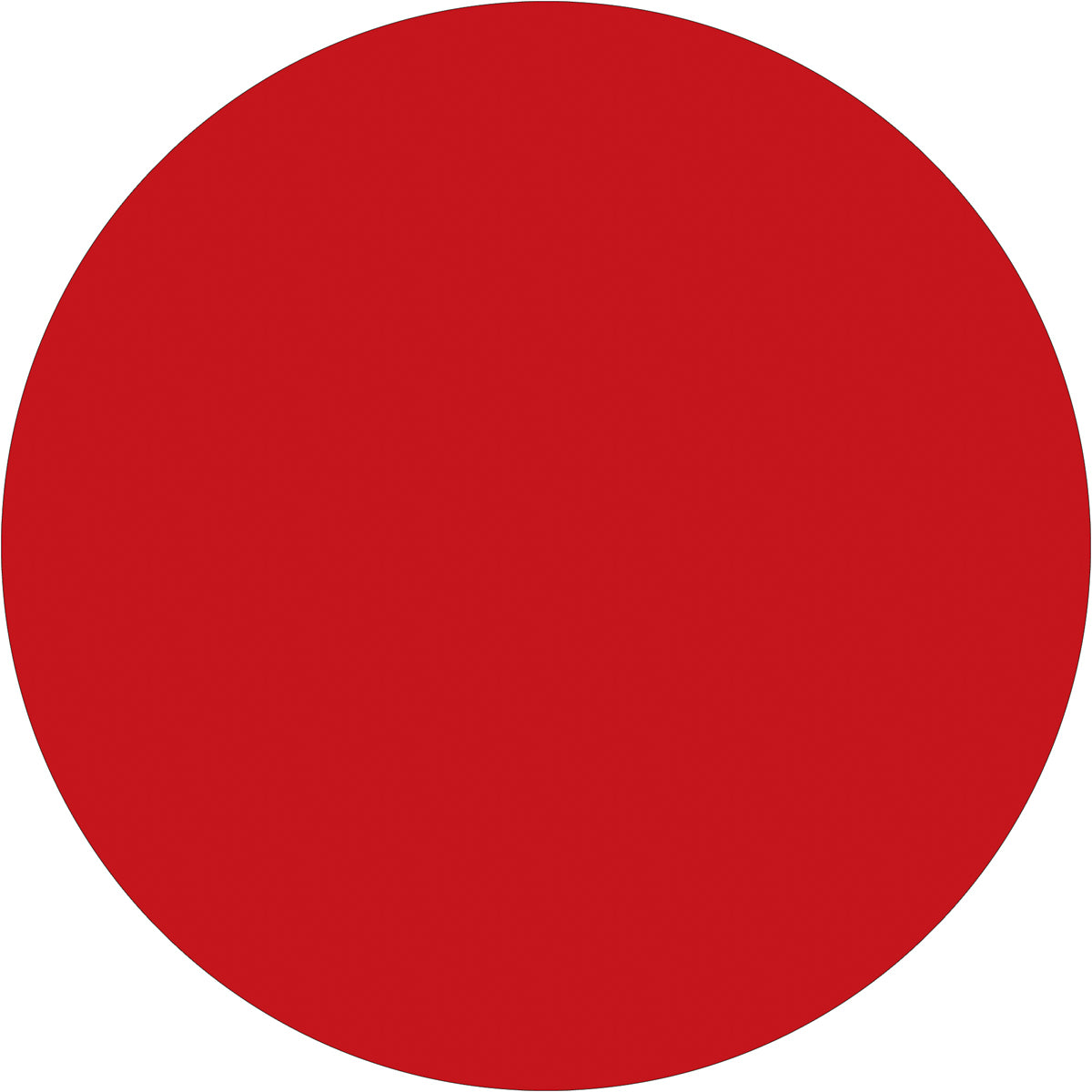 2" Red Inventory Circle Labels 500/Roll