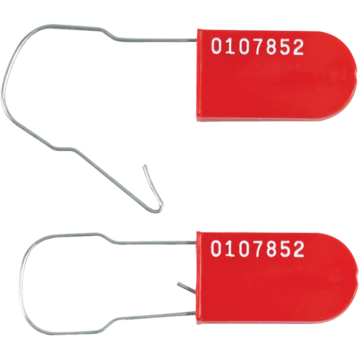 Red Plastic Padlock Seals