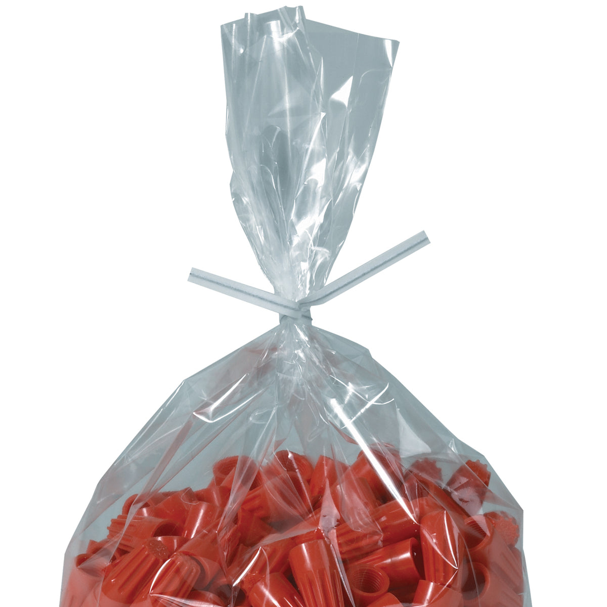 10 x 5/32 White Paper Twist Ties